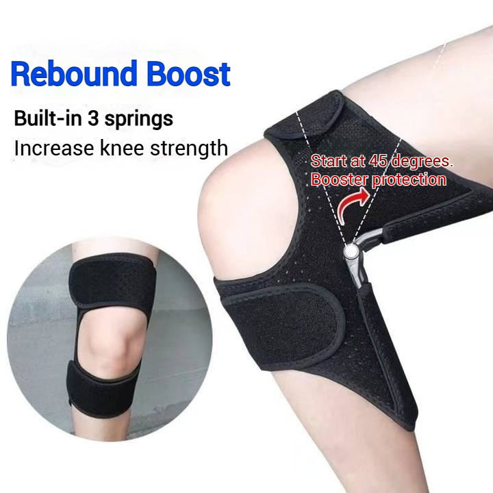 【24H】2PCS Knee Booster Support Joint Support Knee Pad Non-slip Lift ...