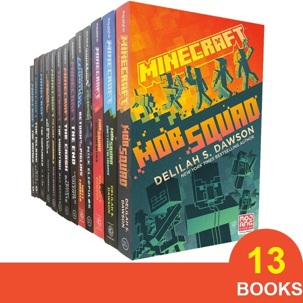 [SG Stock] Minecraft Novels Collection Set (13 Books) | Shopee Singapore