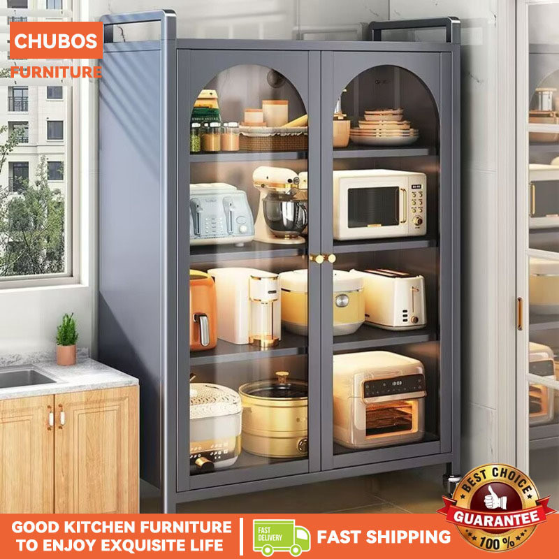 Kitchen Cabinet Floor-standing Multi-layer Storage Cabinet Home ...