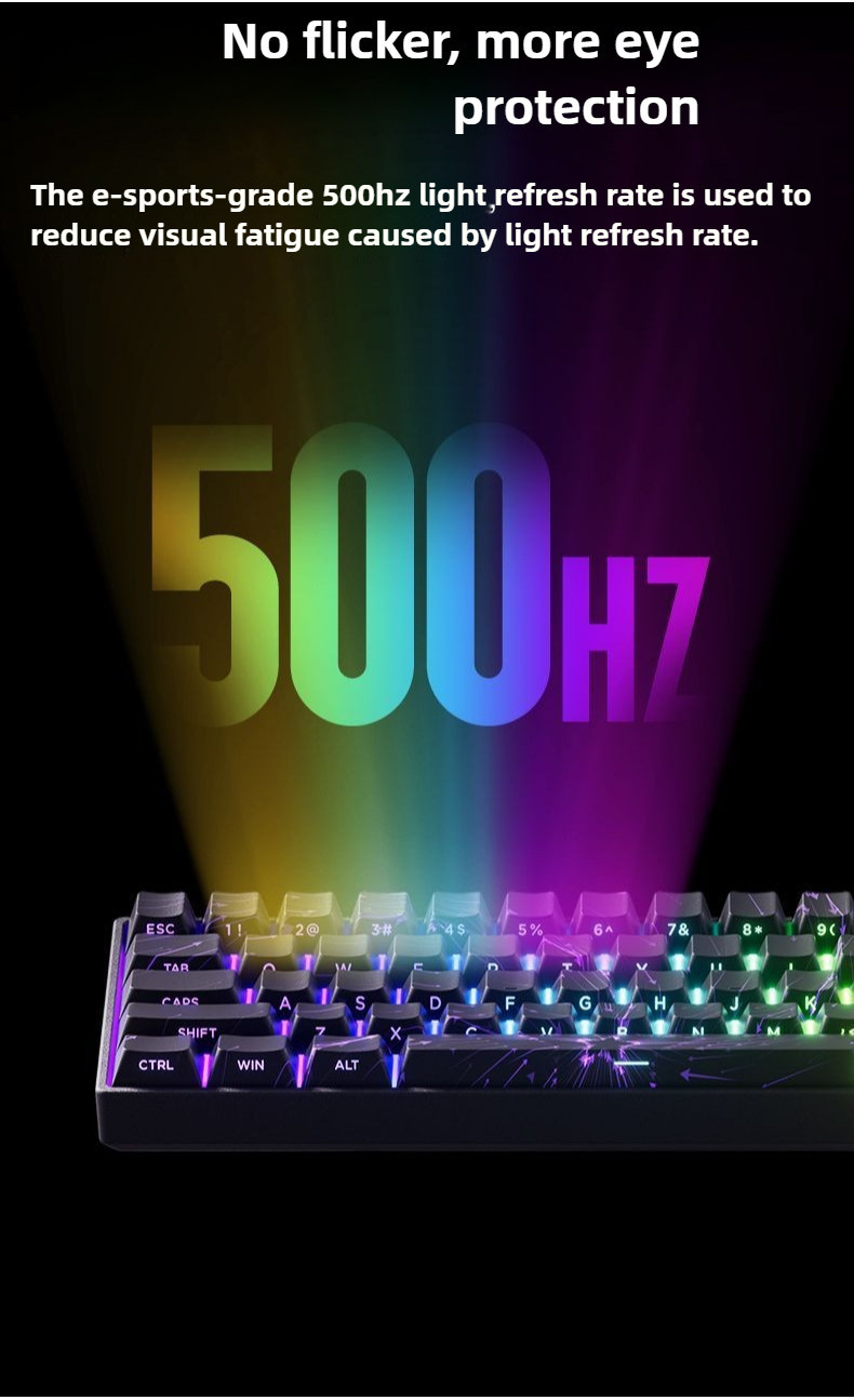 FUN60 Pro / Max Game Magnetic Switch Keyboard Rapid Trigger 8K Polling ...