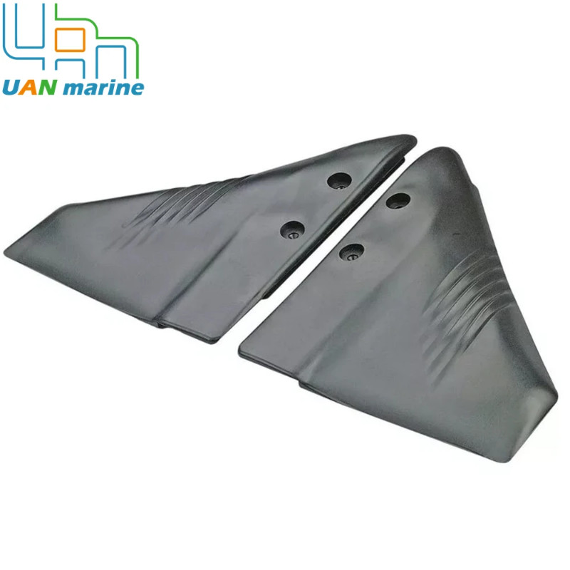 Dual Outboard Motor Dorsal Fin Wing Sting Ray Hydrofoil Stabilizer 5 HP ...