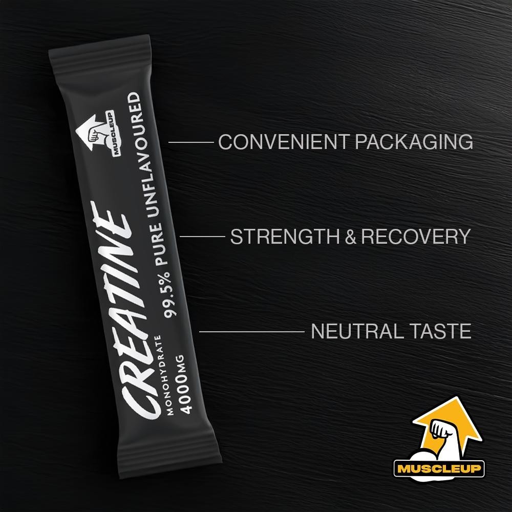 Creatine Monohydrate Powder 4000mg Build Muscle Workout Recovery Lean ...