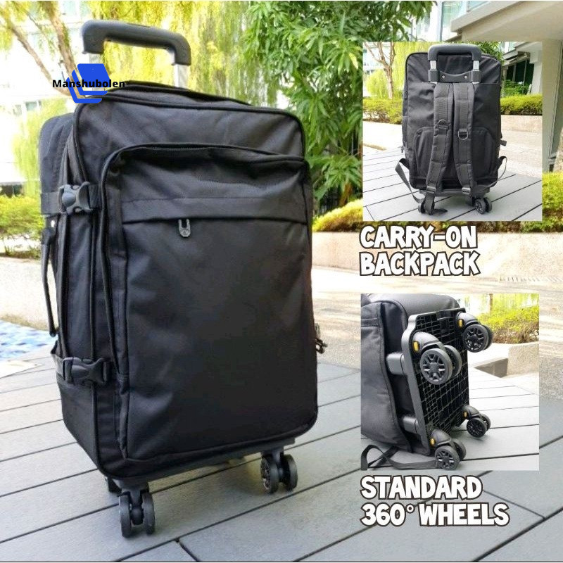 Strong 360° 4-Wheel Trolley Bag Traveling Bag Trolley Bag | Shopee ...