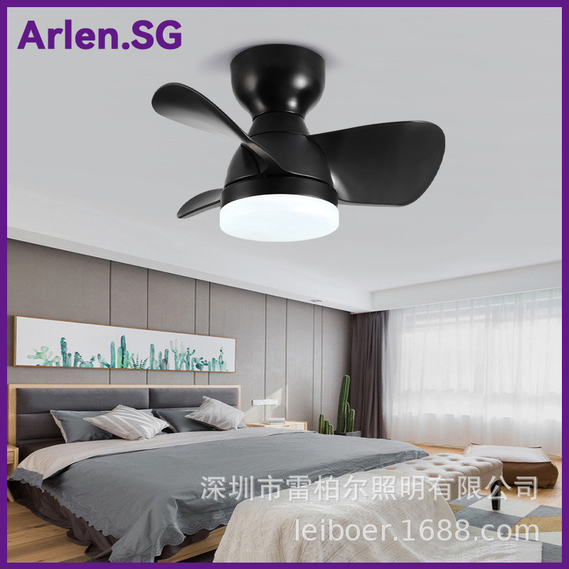 Ceiling Fan With Light Home 22 Inch Mini Ceiling Fan With LED Lights ...