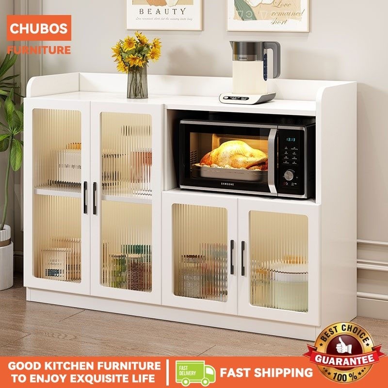 Kitchen Cabinet Home Floor-standing Multi-layer Storage Cabinet ...