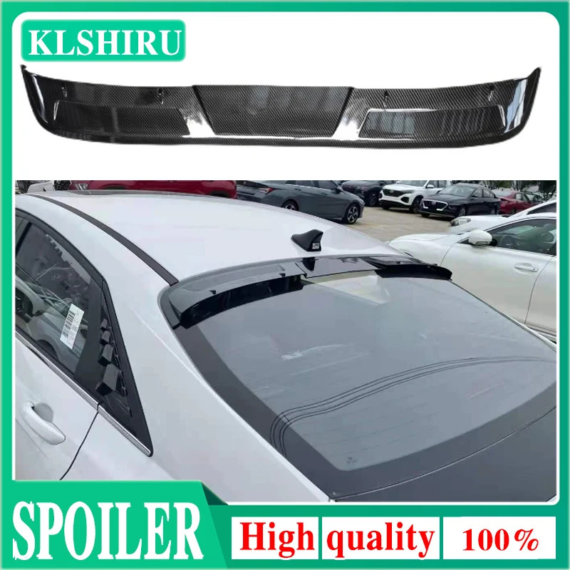 Rear Roof Lip Spoiler For Hyundai Elantra Avante CN7 2020 2021 ABS ...