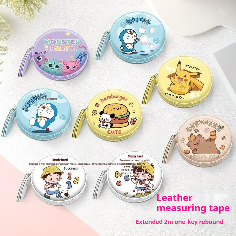 [2m Range] Mini Small Tape Measuring Tape Portable Retractable Soft ...