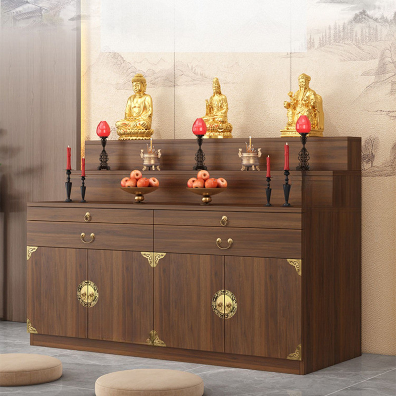 Buddhist Altar Table, Altar Of Guanyin Bodhisattva, God Of Wealth ...