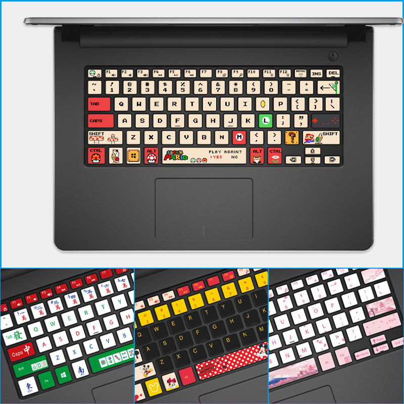 Dell Inspiron Latitude Keyboard Sticker Paint Repair Key Sticker ...