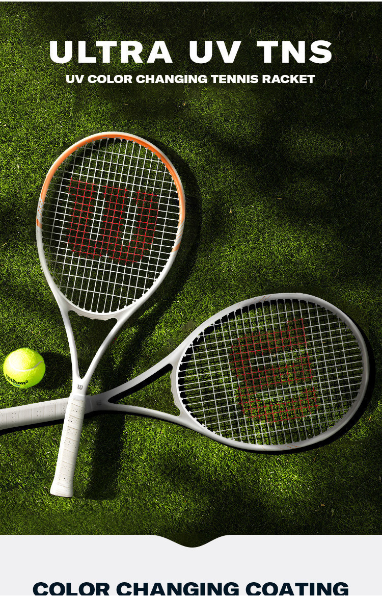 Wilson ULTRA UV Recreational Tennis Racket Orange (Strung) - WR127410U ...
