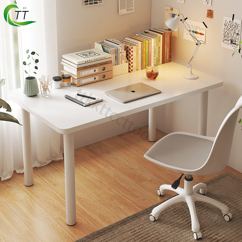 TT Study Table Computer Desk Office Home Simple Writing Desk Bedroom ...