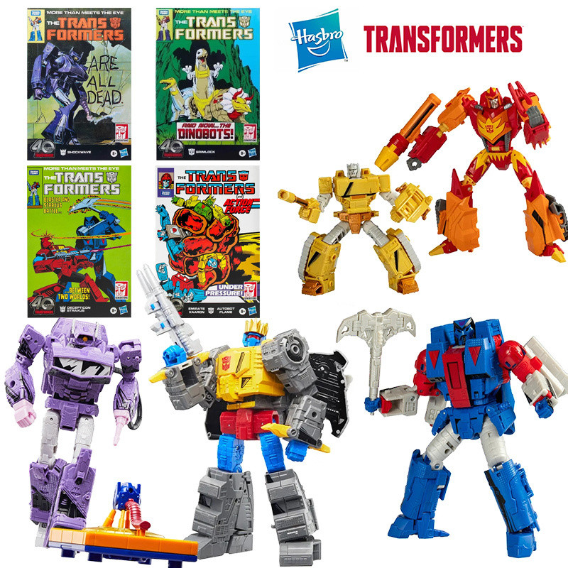 Transformers Generations Comic Edition Shockwave Grimlock Straxus Flame ...