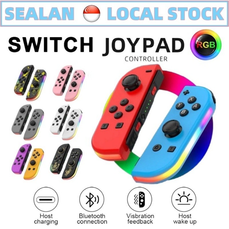 Nintendo Switch Gaming Controller Joy Con Switch Controller RGB ...