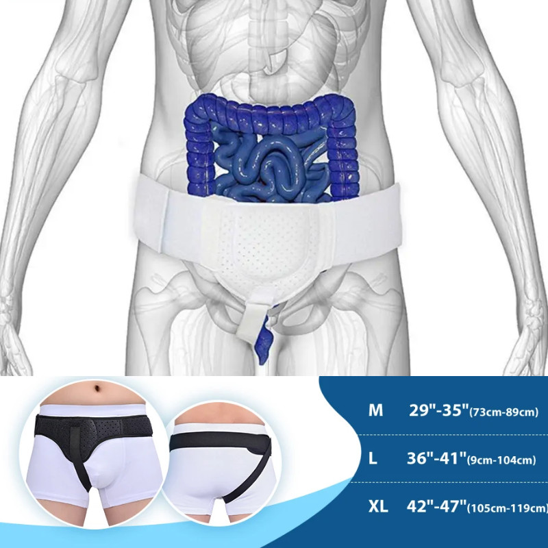 【Upgrade】Woman&Man left/right Side Hernia Belt Truss Single Inguinal ...