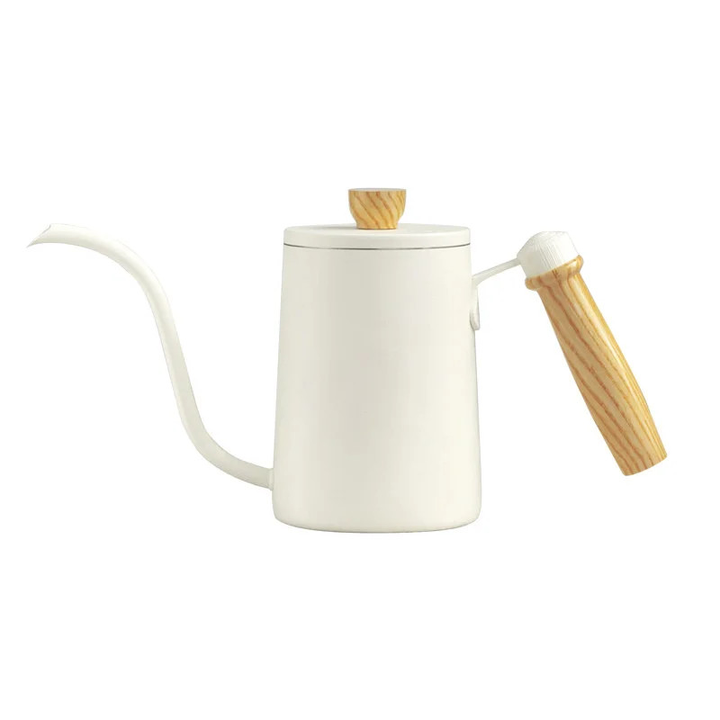 600ml Coffee Pot Solid Wood 304 Stainless Steel Coffee Hand Washing Pot ...
