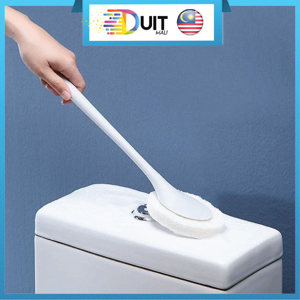 DM Long Handle Toilet Cleaning Brush Sponge Multipurpose Floor Wall ...