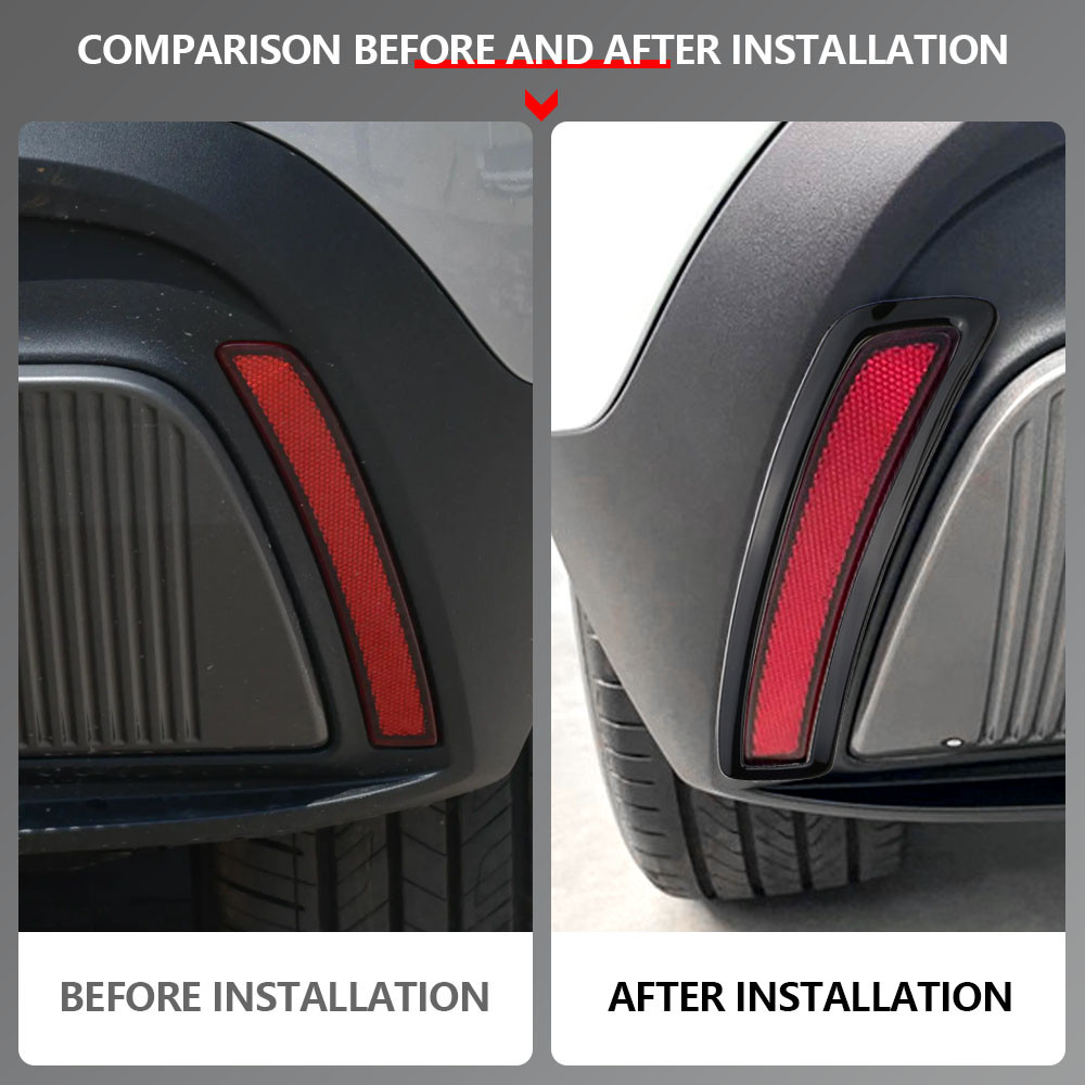 Car Rear Fog Light Frame Cover for MG 4 MG4 EV Mulan 2022 2023 2024 ...