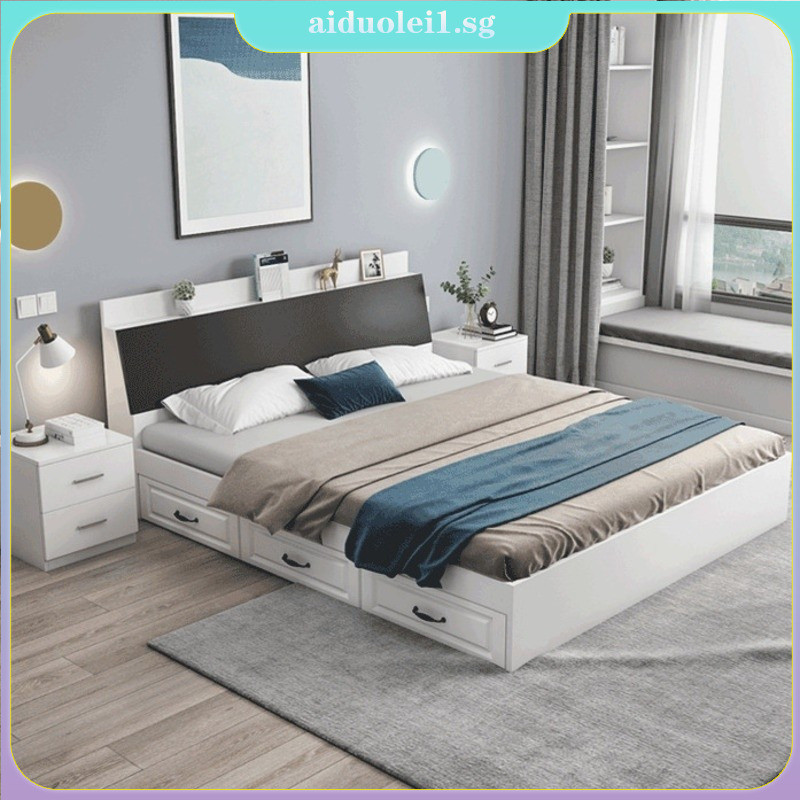 aiduolei1.sg Bed Frame Tatami Bed Simple And Modern Storage Bed ...