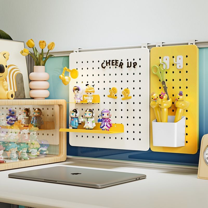 Hole Board Office Desk Without Punching Rack Storage Station Office ...