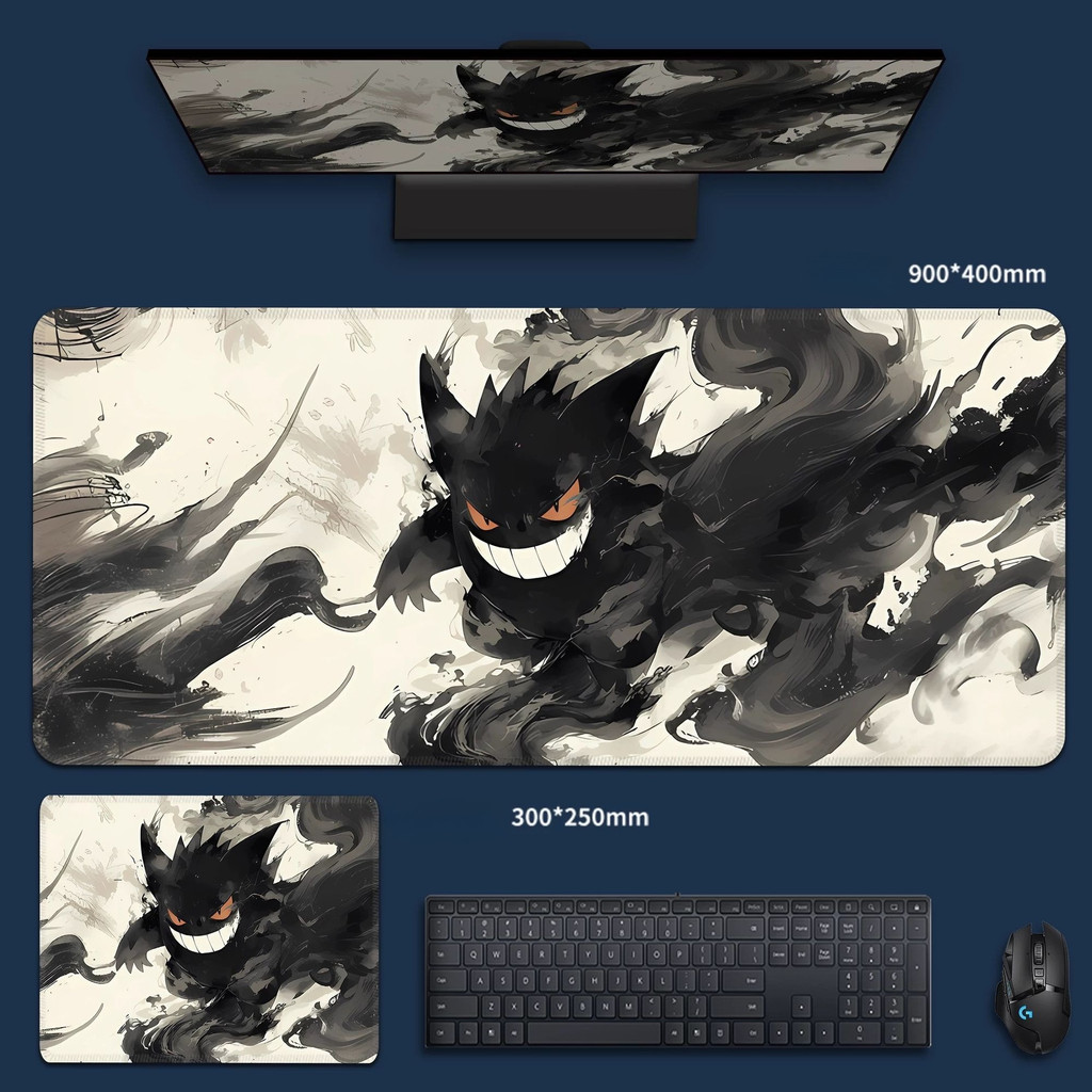 Gengar Pikachu Pokemon Large Mouse Pad – Pokémon Merchandise Gaming ...