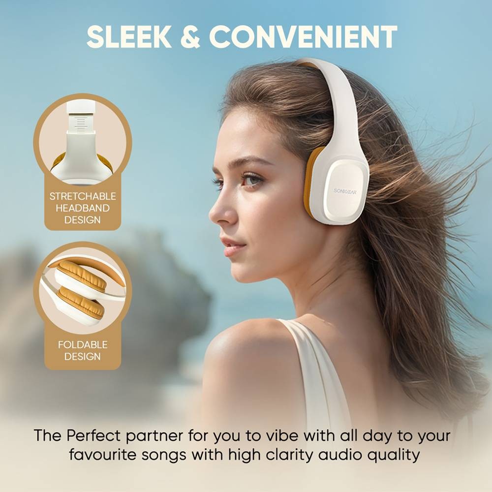 SonicGear Airphone 5 Headphone Bluetooth 5.0 | High Clarity | Strong ...