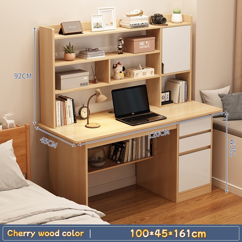 100cm Computer table with drawer Komputer PC table Study Table with ...