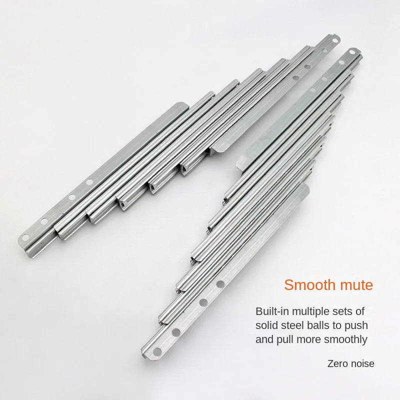 A1 Invisible Dining Table Telescopic Guide Rail 1.8/2.5M Aluminum Multi ...