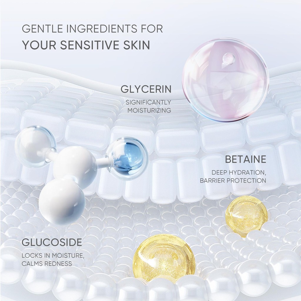 SKINTIFIC Sensitive Soothe Cleanser 120ml specially formulated for ...