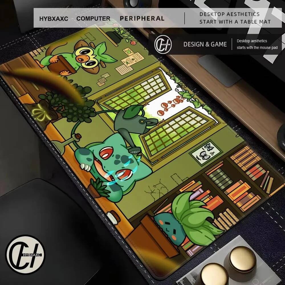 Japan Anime Keyboard Rug XXL PC Kawaii B-bulbasaur Gamer Cabinet Mouse ...