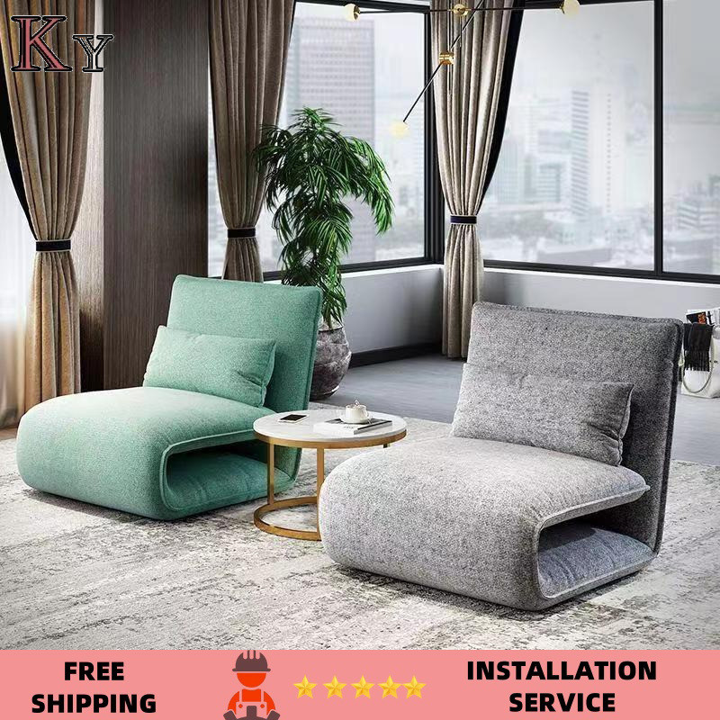 KANG 🔥 Lazy Tatami Foldable Single Bed For Sitting And Lying On Balcony ...