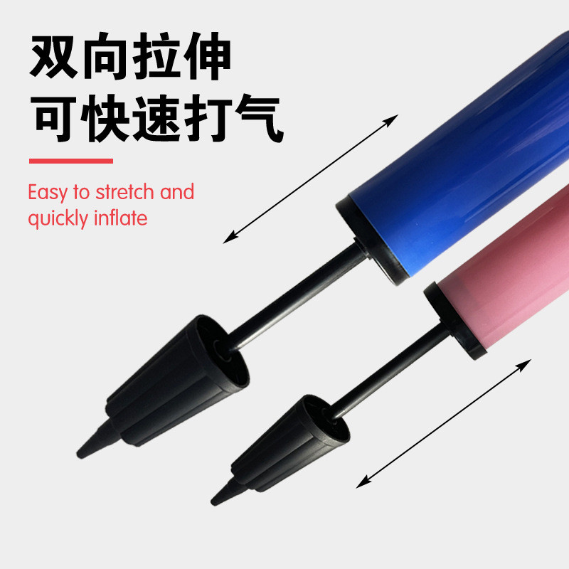 2 Way Hand Air Pumps Nozzle Balloon Manual Air Hand Pump Dual Action ...