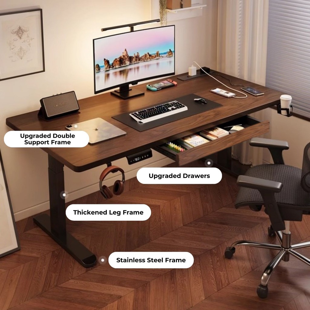 Smart Ergo - 80cm 100cm 120cm 140cm Electric Memory Height Adjustable ...