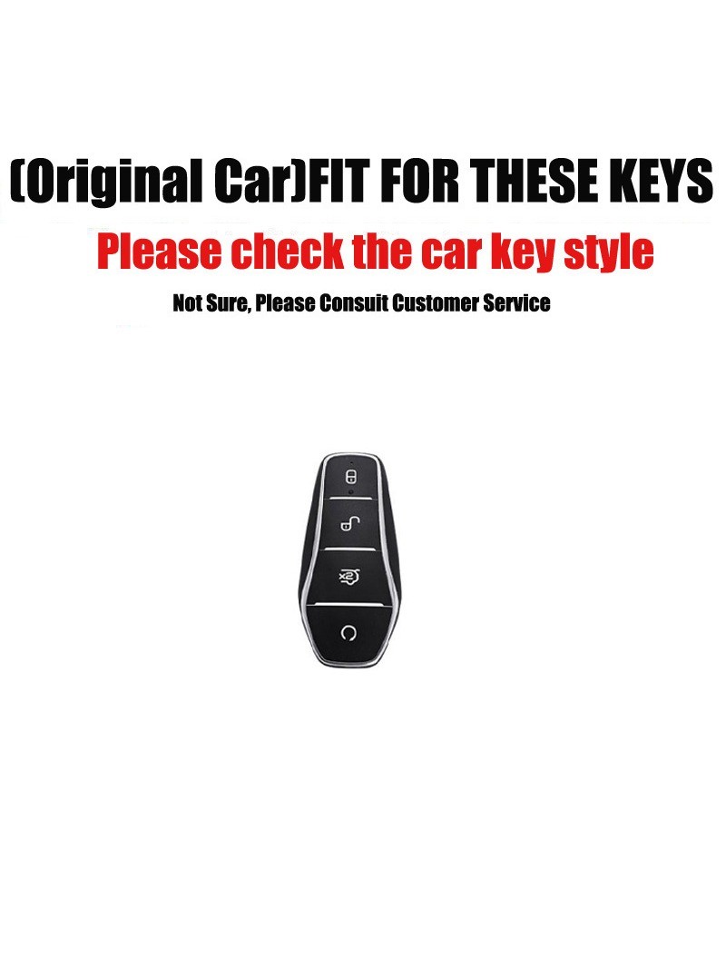 Alloy Key Cover Case For BYD Sealion 6 Sealion 7 Seal M6 Dolphin Atto 3 ...