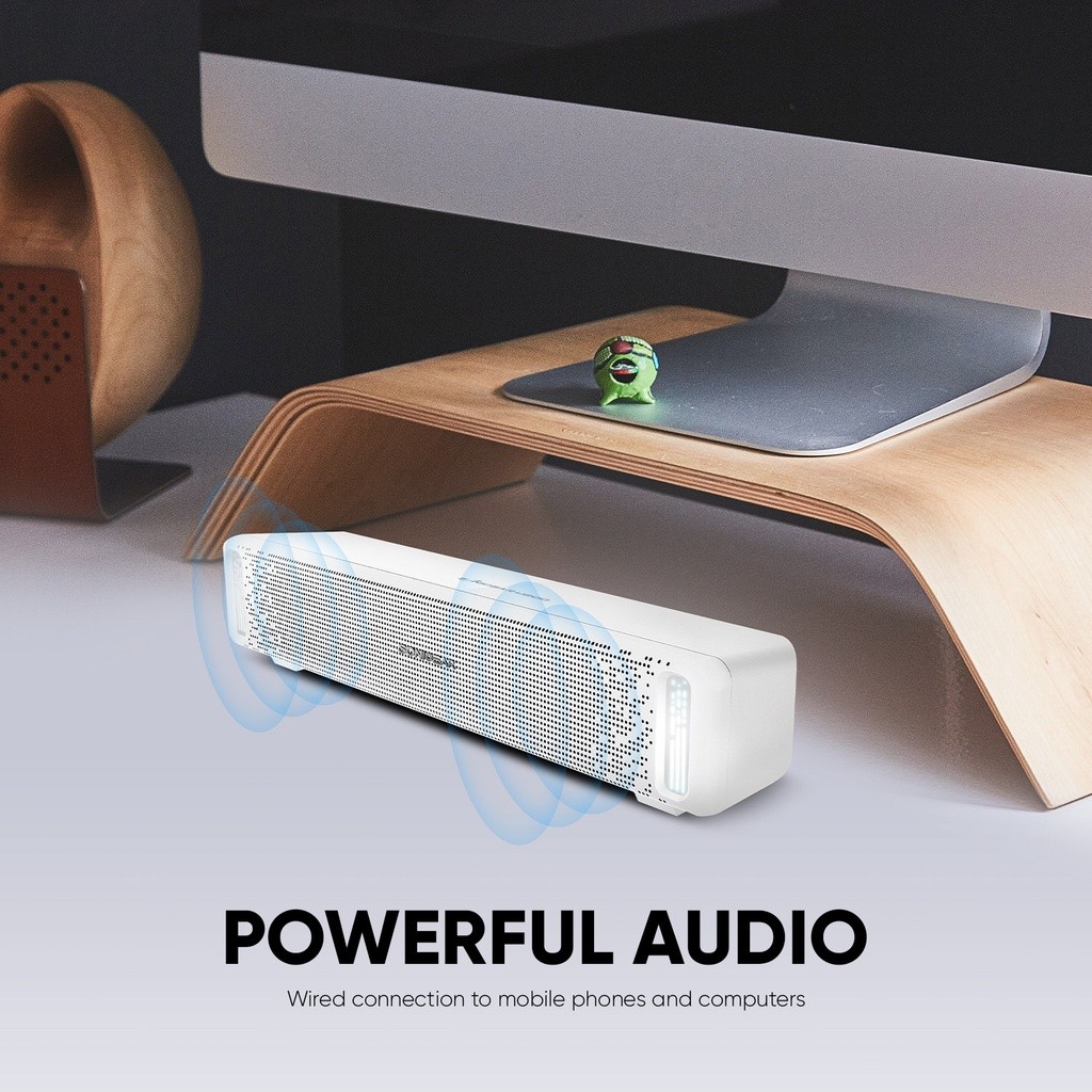 SonicGear SonicBar U200 Powerful Sound Bar Audio With LED Light Effects ...