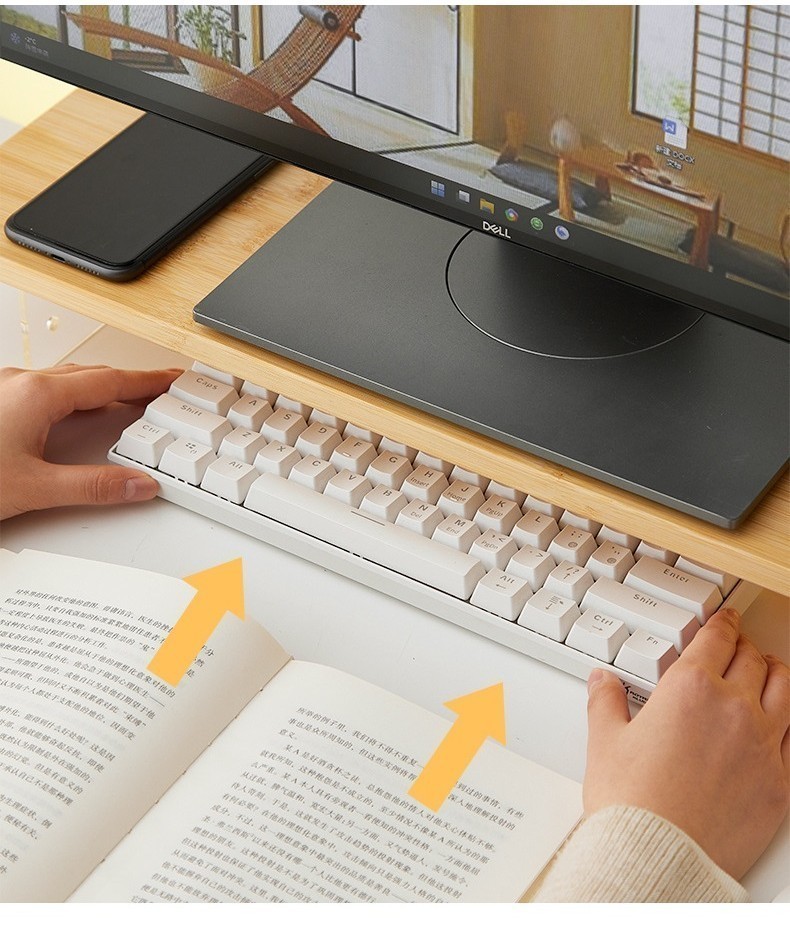 Smart Ergo Floating Desktop Riser | Floating Monitor Riser | Monitor ...