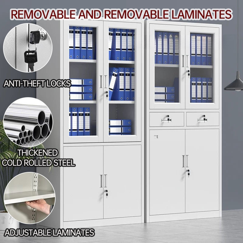 Adjustable Steel Locking Swing Door Office Filing Cabinet / Storage ...