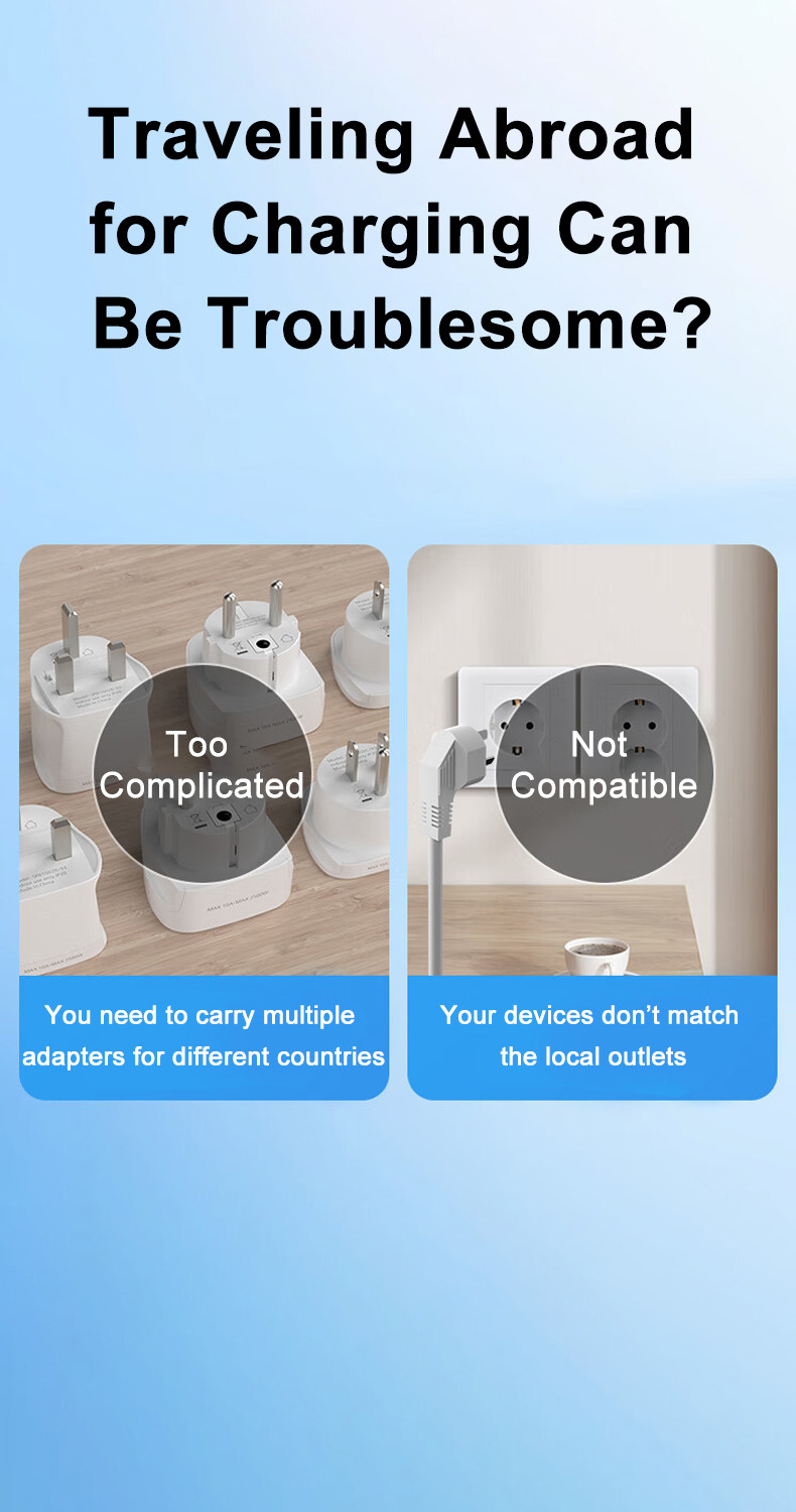 Philips Global Travel Adapter Overload Automatic Shutoff | Shopee Singapore
