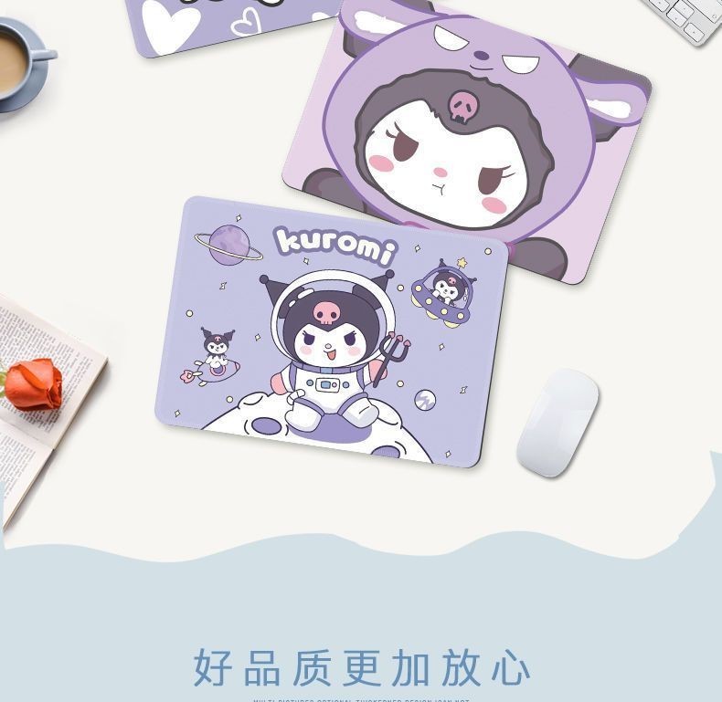 Kuromi Mouse Pad-Small/Medium Size, Cute Cartoon Keyboard Deskpad ...