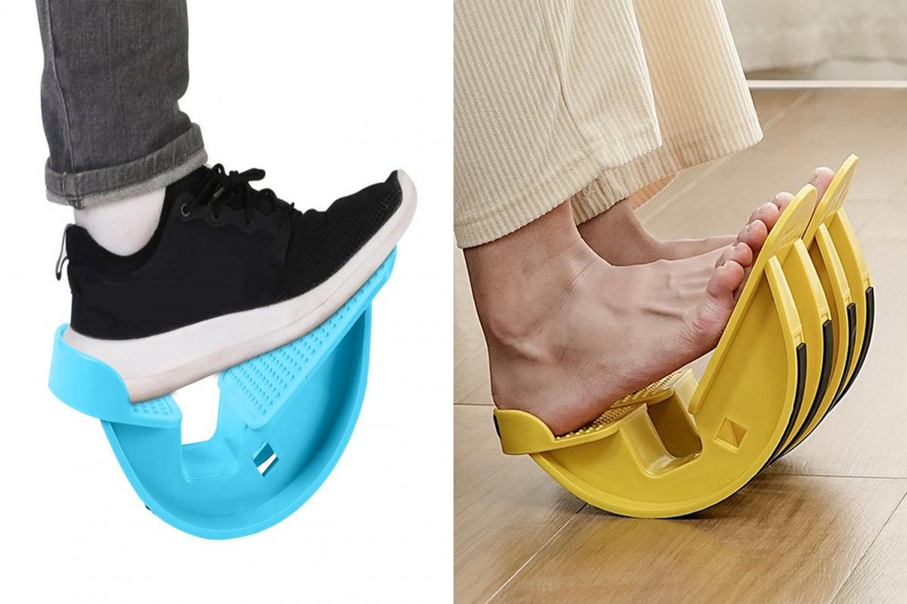 DL Leg Stretching Tool Anti-slip Foot Rocker 2pcs Foot Rocker Calf ...