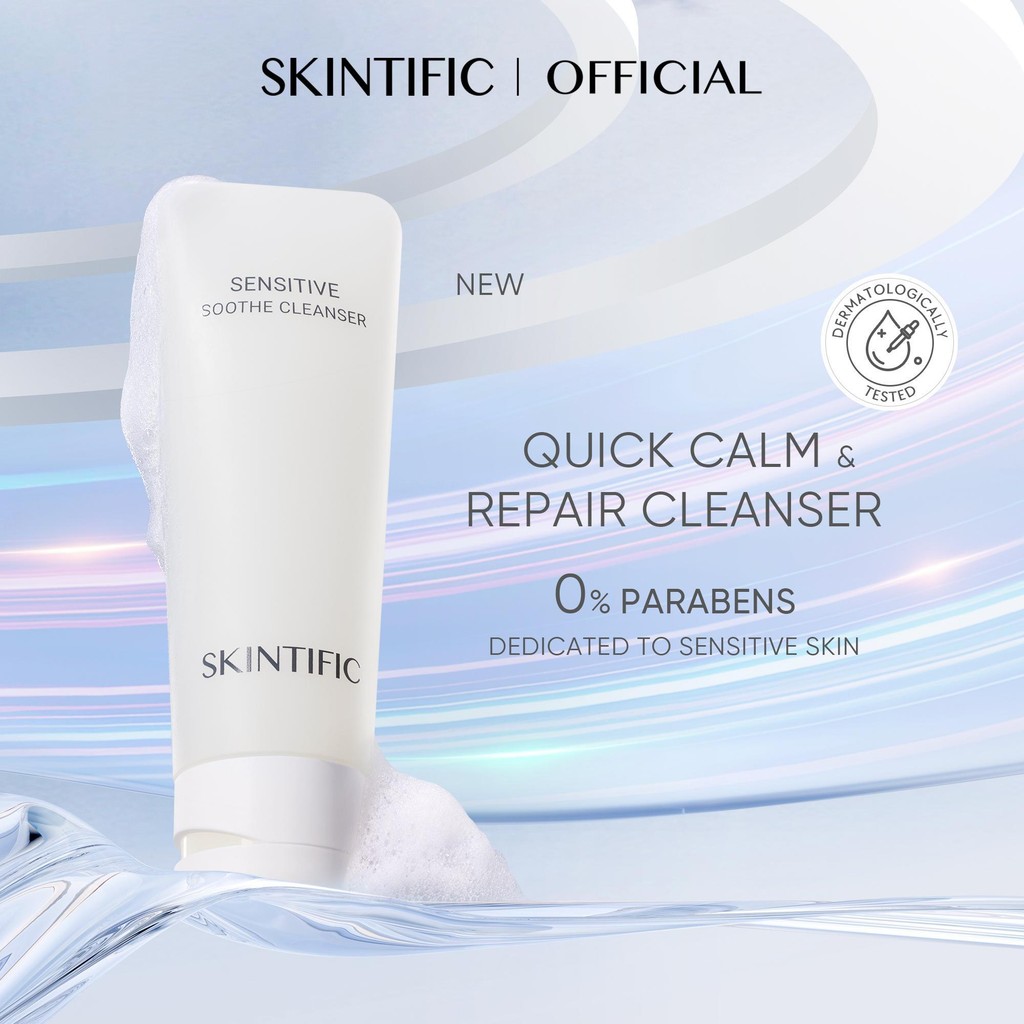 SKINTIFIC Sensitive Soothe Cleanser 120ml specially formulated for ...