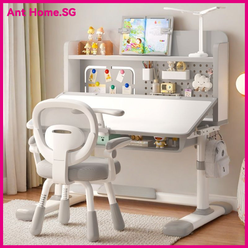 Study Table New Gray Adjustable Table Liftable Study Table Home ...