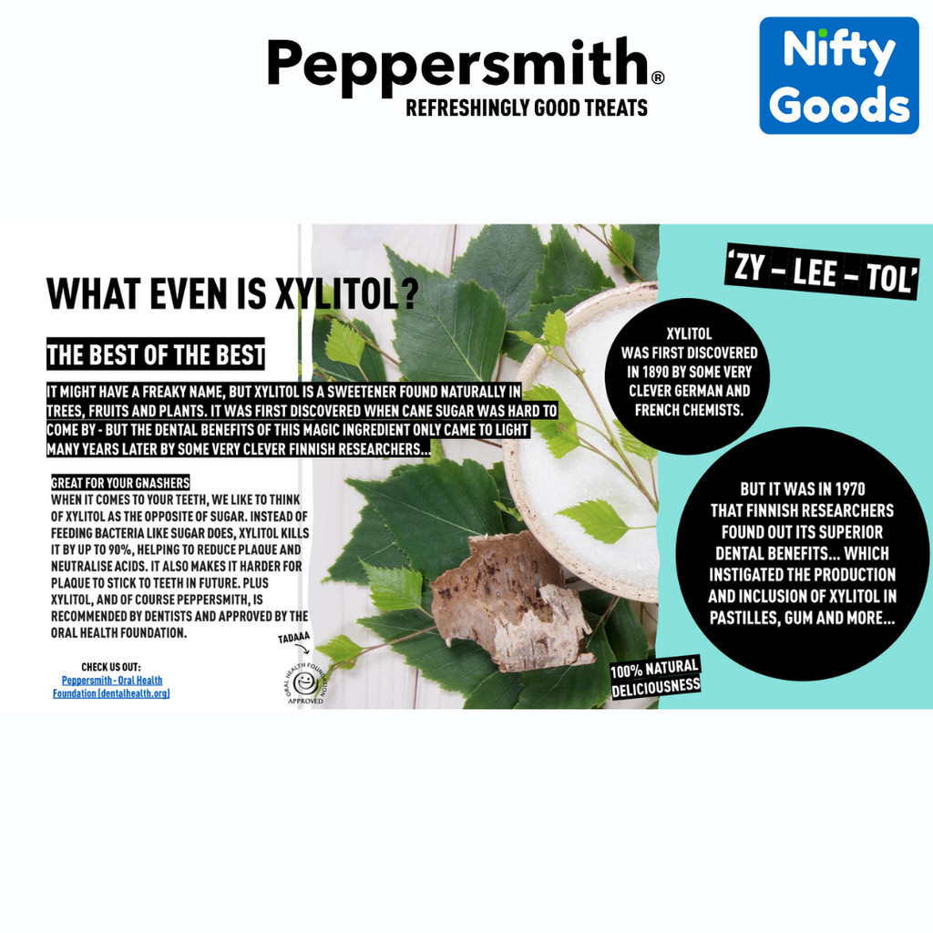 Xylitol Mint Candy Sugar Free Vegan Keto Peppersmith Peppermint Extra ...