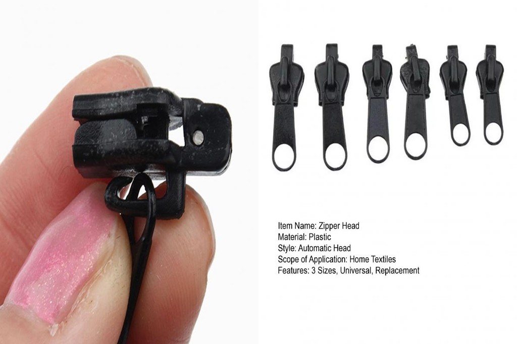 Popubear Zipper Replacement Set Universal Zipper Head Replacement Kit ...