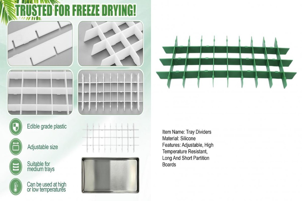 Aislerbee Food Storage Tray Partitions Tray Dividers for Harvest Right ...