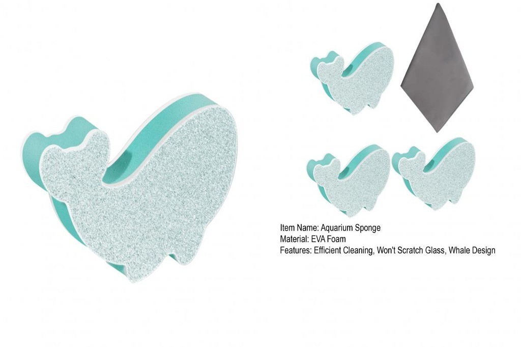 huangyan| Gentle Aquarium Scrubber Aquarium Sponge Cleaner Whale Shape ...