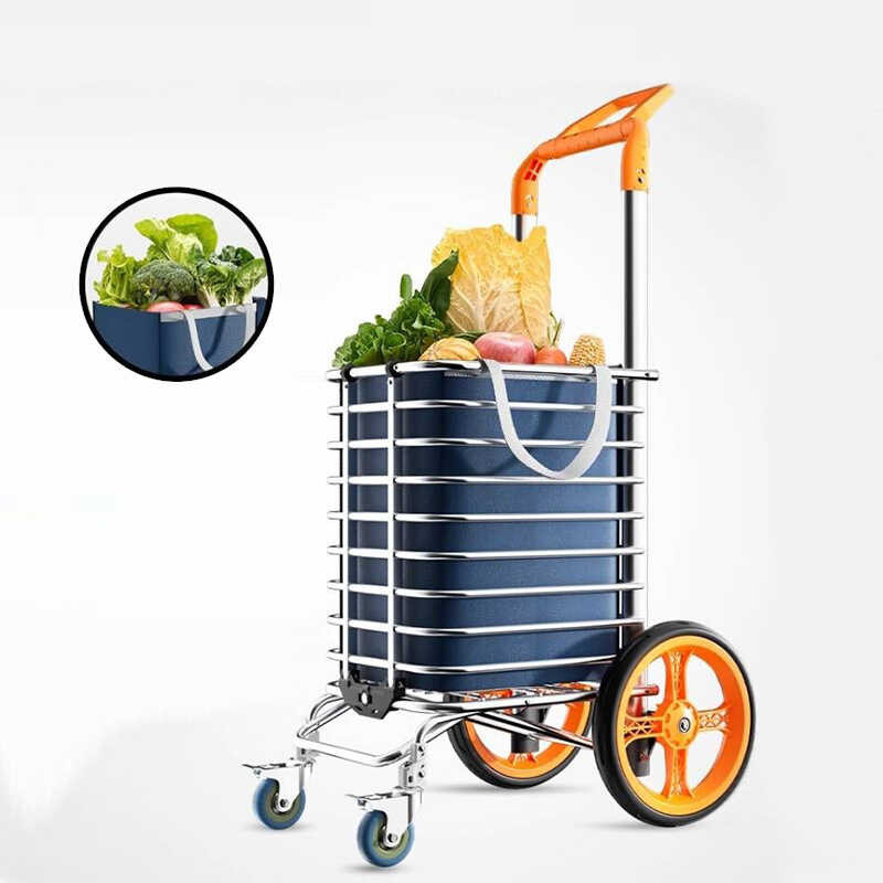 Giant Seal Shopping Small Trolley Household Extra Large Wheel Shopping ...