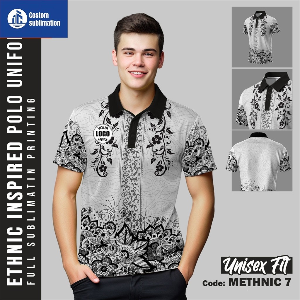 asean inspired ethnic attire barong agalog batik polo for men ...