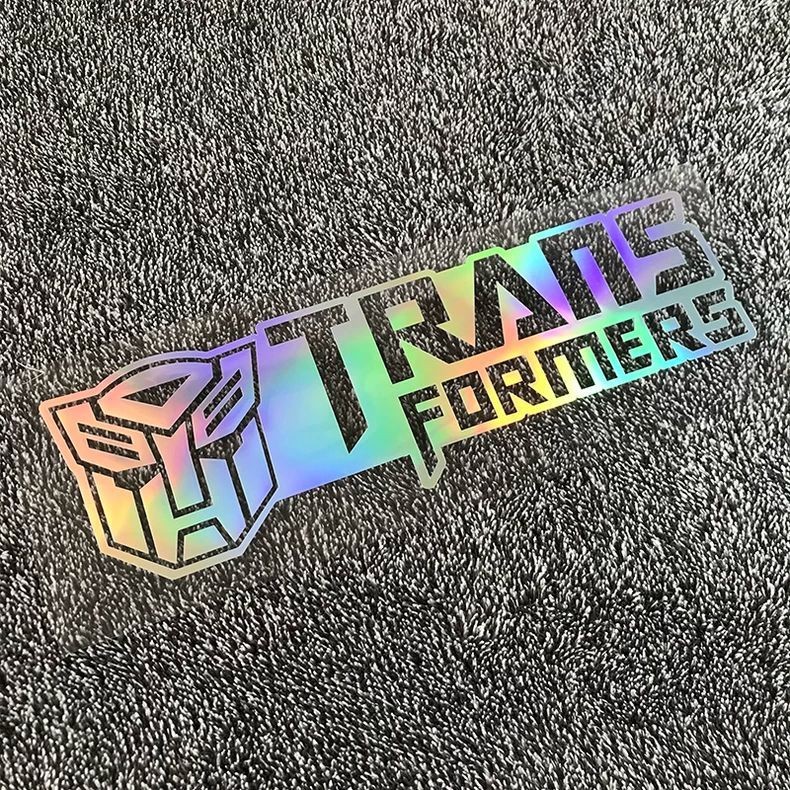 Transformers Logo Reflective Car Sticker Trolley Motorcycle Electric ...
