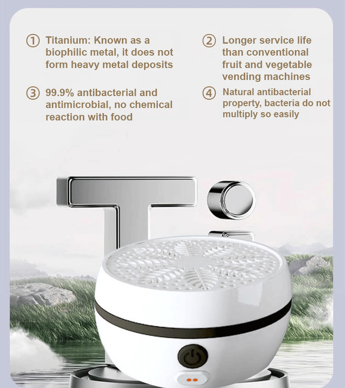 【Free Your Hands】Automatic Vegetable Washing Machine/Fruit Washer/Small ...