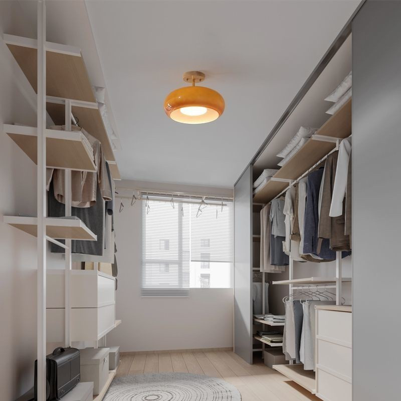 Balcony Cloakroom Perspex Ceiling Light Vintage Entrance Hallway Aisle ...
